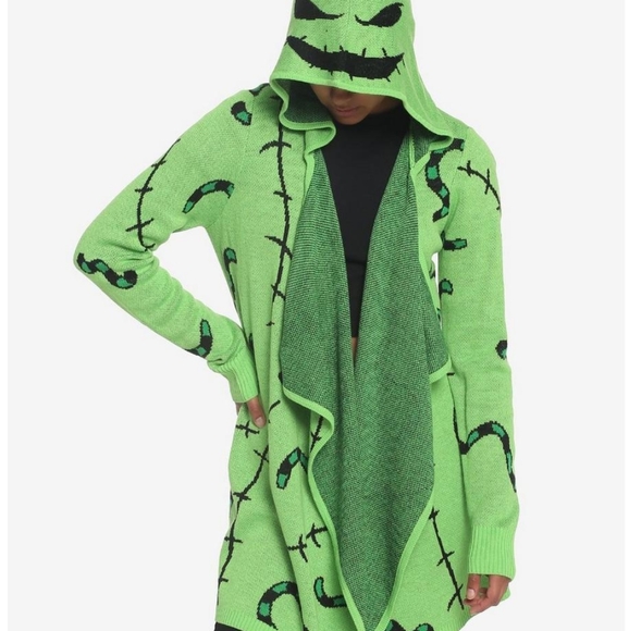 Disney | Sweaters | Oogie Boogie Cardigan Hot Topic Her Universe ...